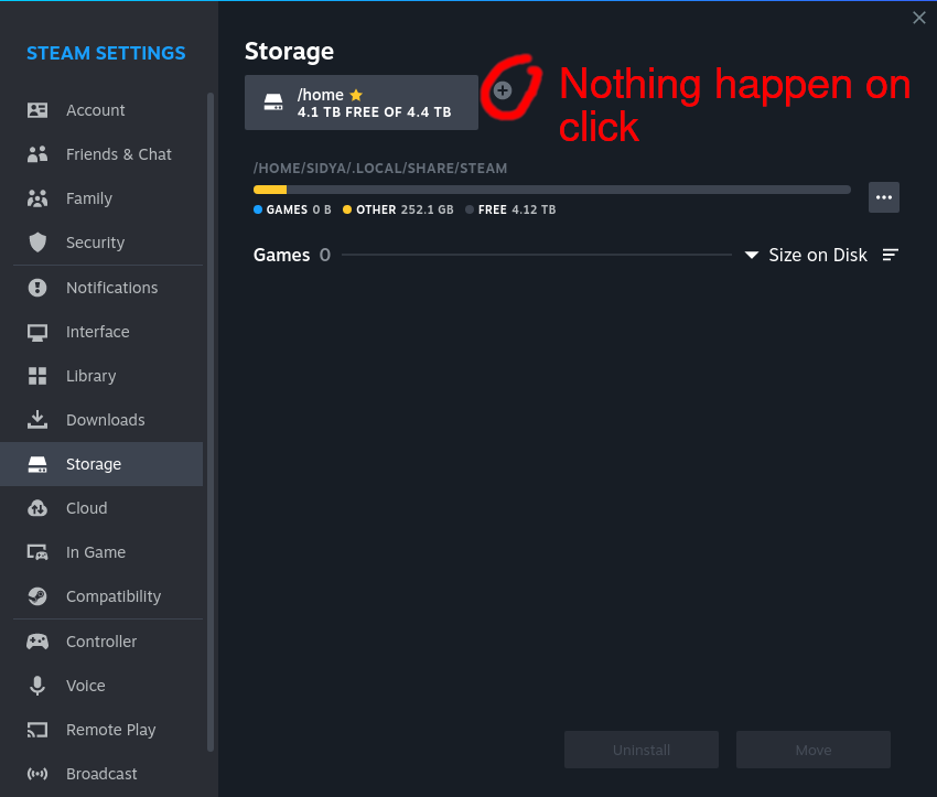 Cannot add new storage · Issue #9640 · ValveSoftware/steam-for-linux · GitHub