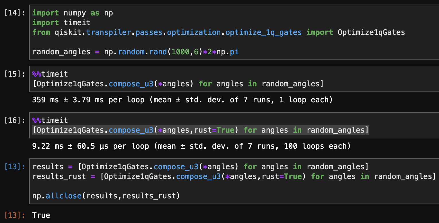 Faster U3 composition · Issue #8217 · Qiskit/qiskit · GitHub