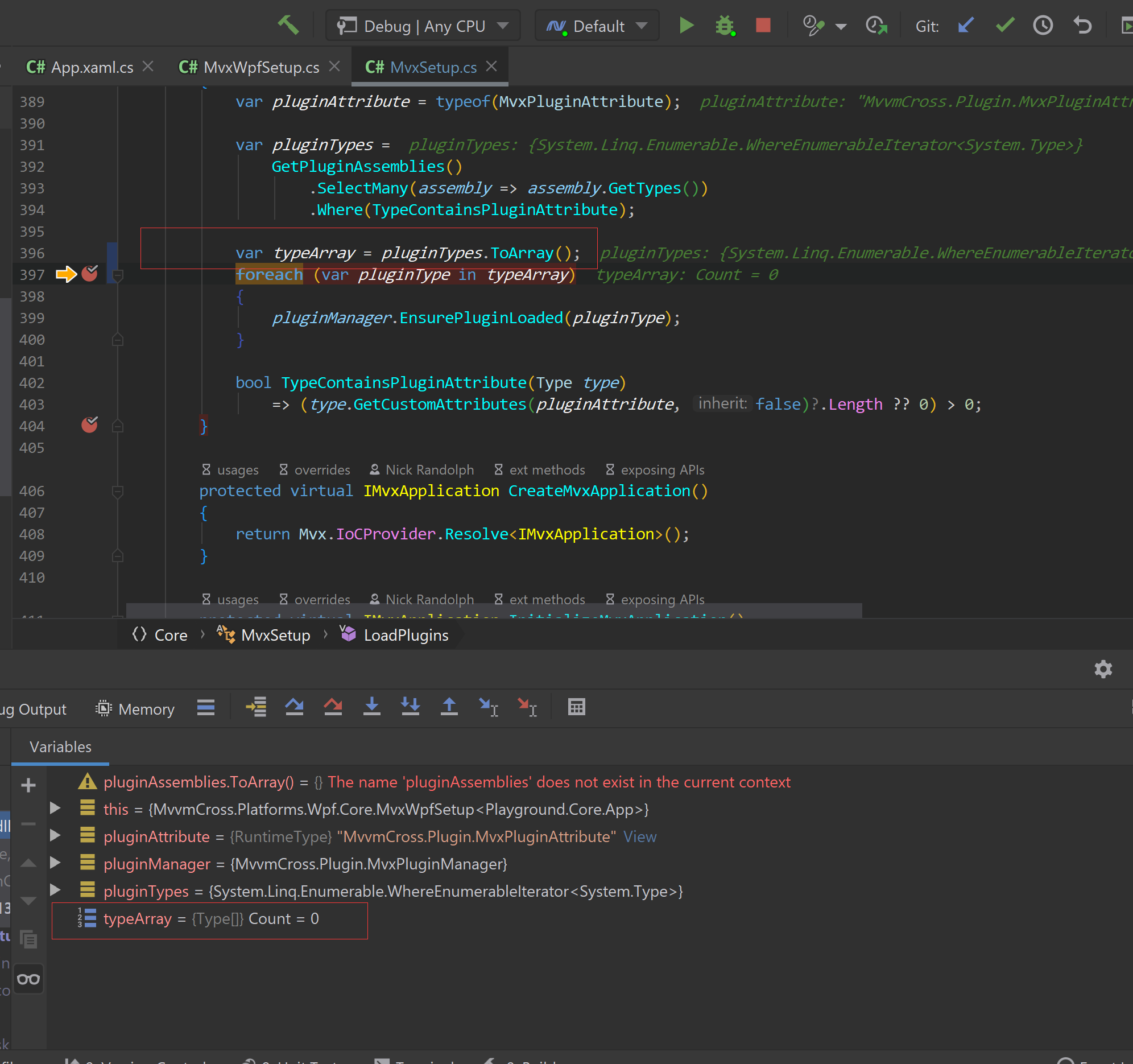 Can Not Load Plugins · Issue #3494 · MvvmCross/MvvmCross · GitHub