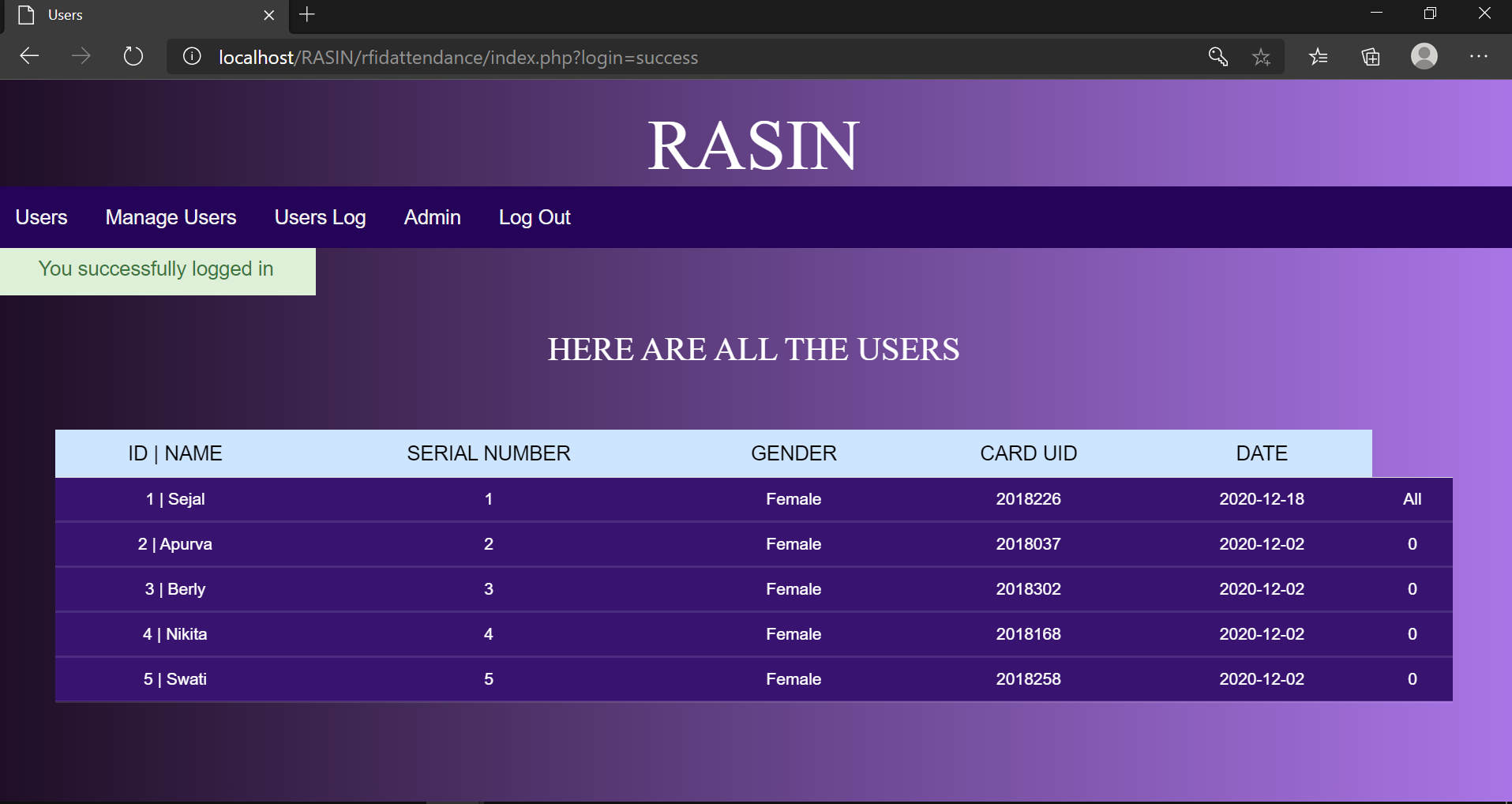 GitHub - sejal12345/RFID-Based-Attendance-System
