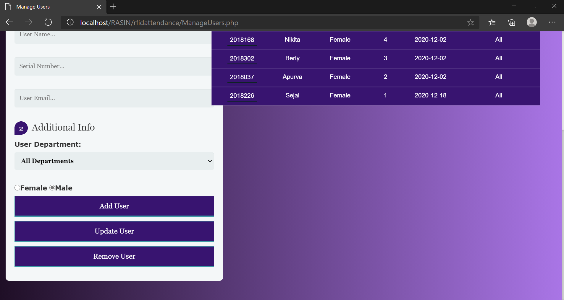 GitHub - sejal12345/RFID-Based-Attendance-System