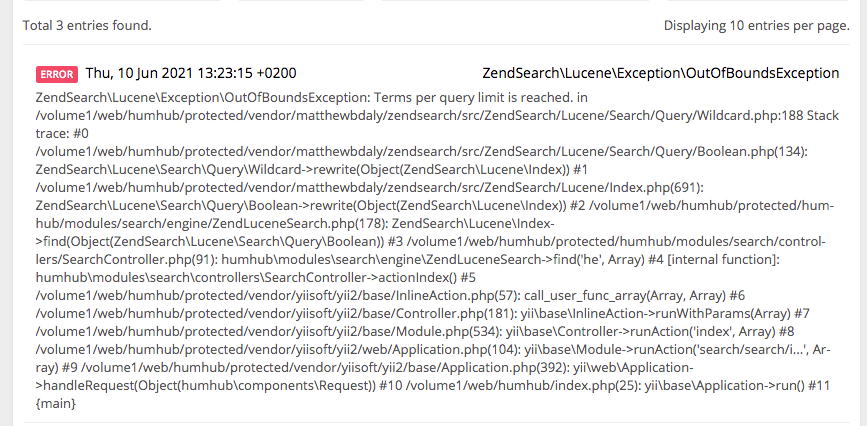 Humhub 1 8 2 Search Not Working · Issue 5117 · Humhub Humhub · Github