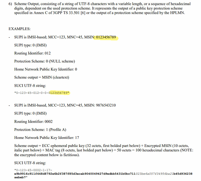 [Bugs] MSIN format in the "supiORsuci" (IMSI-based SUPI) parameter ...