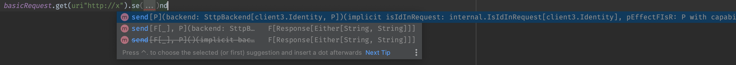 Simple http backend without HKT · Issue #1529 · softwaremill/sttp · GitHub