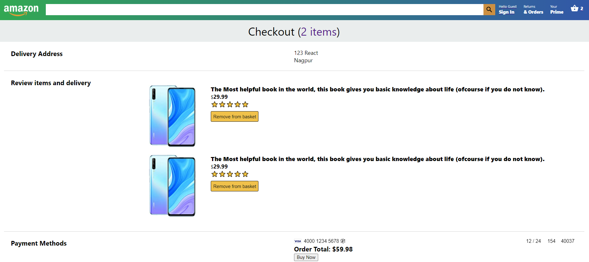 GitHub - AdityaSawant21/Amazon-clone: Made a responsive Amazon website with all e-commerce ...