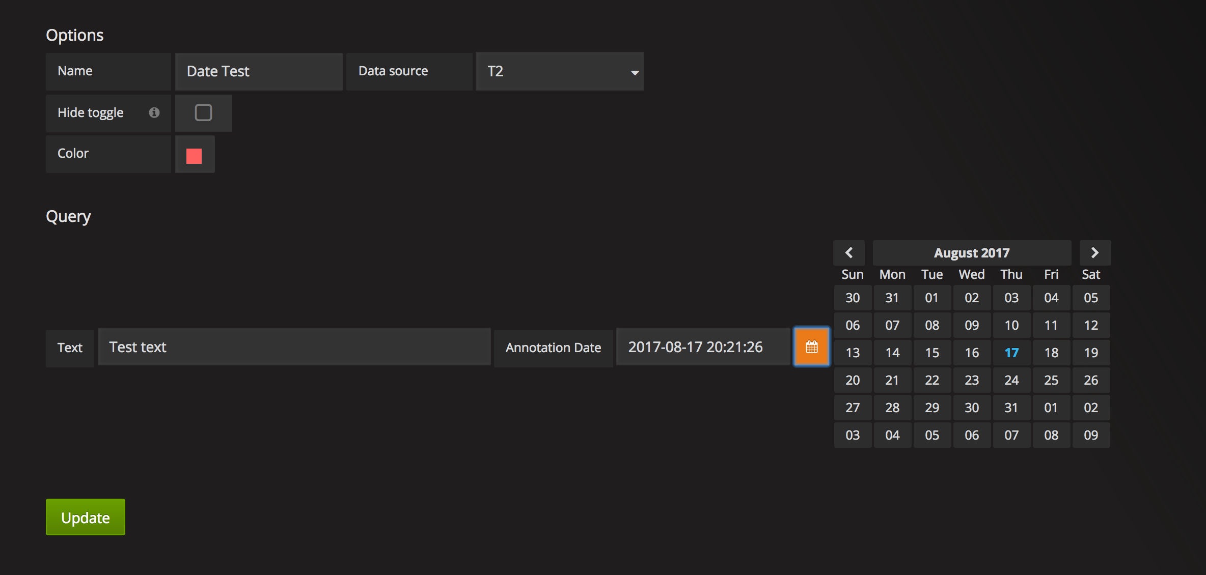 [PR Proposal] Simple Annotation Query Control · Issue #9057 · grafana ...