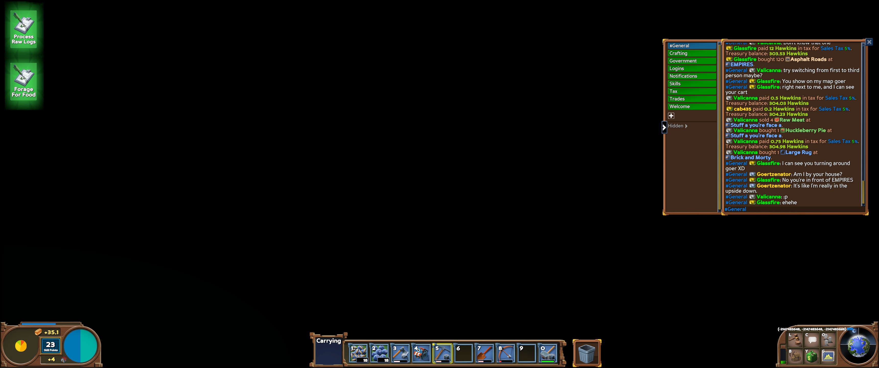 USER ISSUE: Black screen when walking · Issue #7292 · StrangeLoopGames/EcoIssues · GitHub