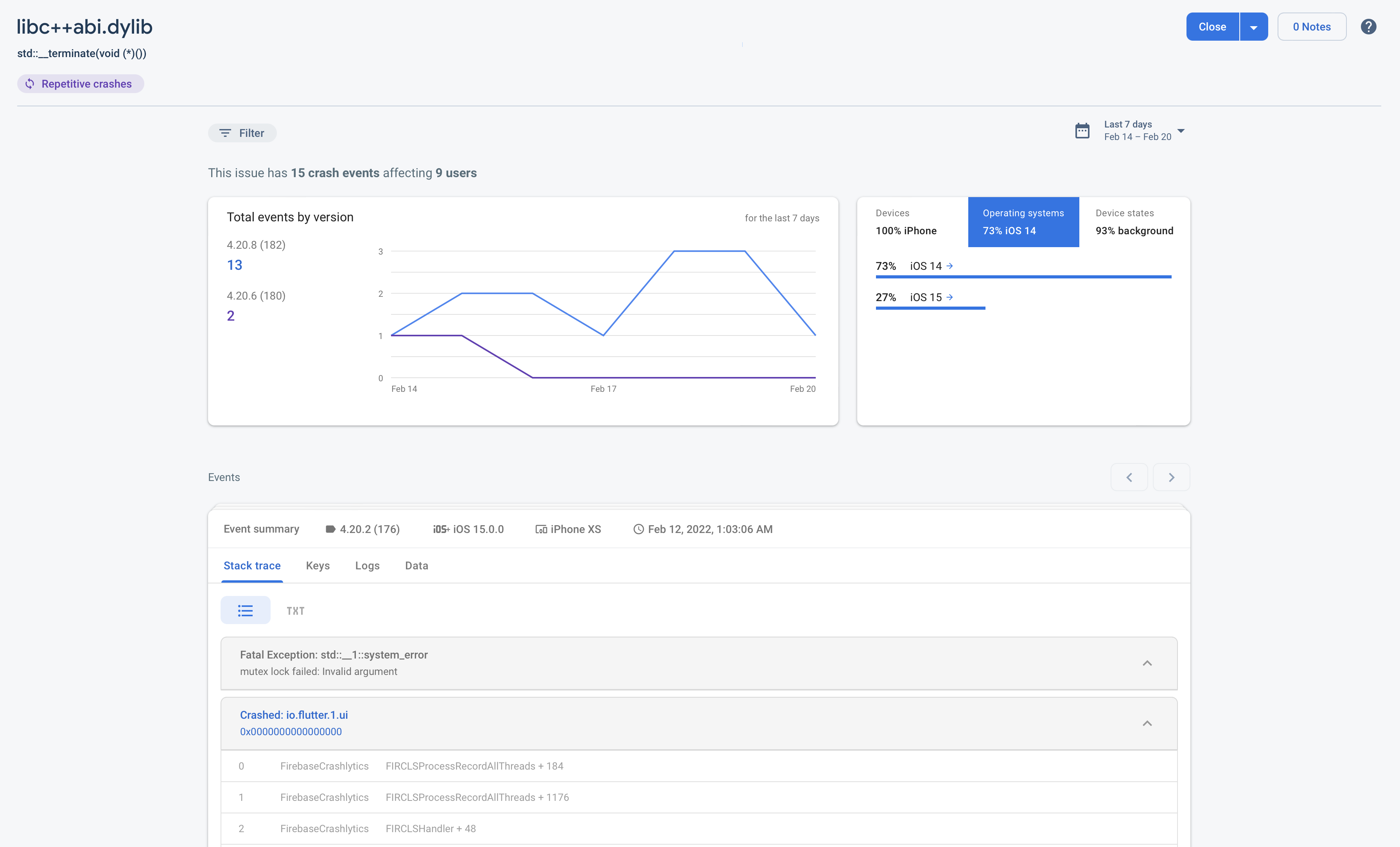 libc++abi.dylib std::__terminate(void (*)()) · Issue #9369 · firebase/firebase-ios-sdk · GitHub