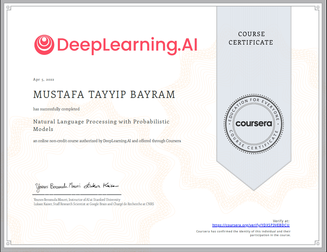 GitHub - mutabay/DeepLearning.AI-Natural-Language-Processing-Specialization: DeepLearning.AI ...