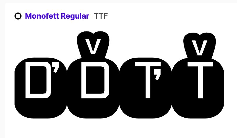Monofett: Poor diacritics, "dcaron" and "tcaron" totally useless ...