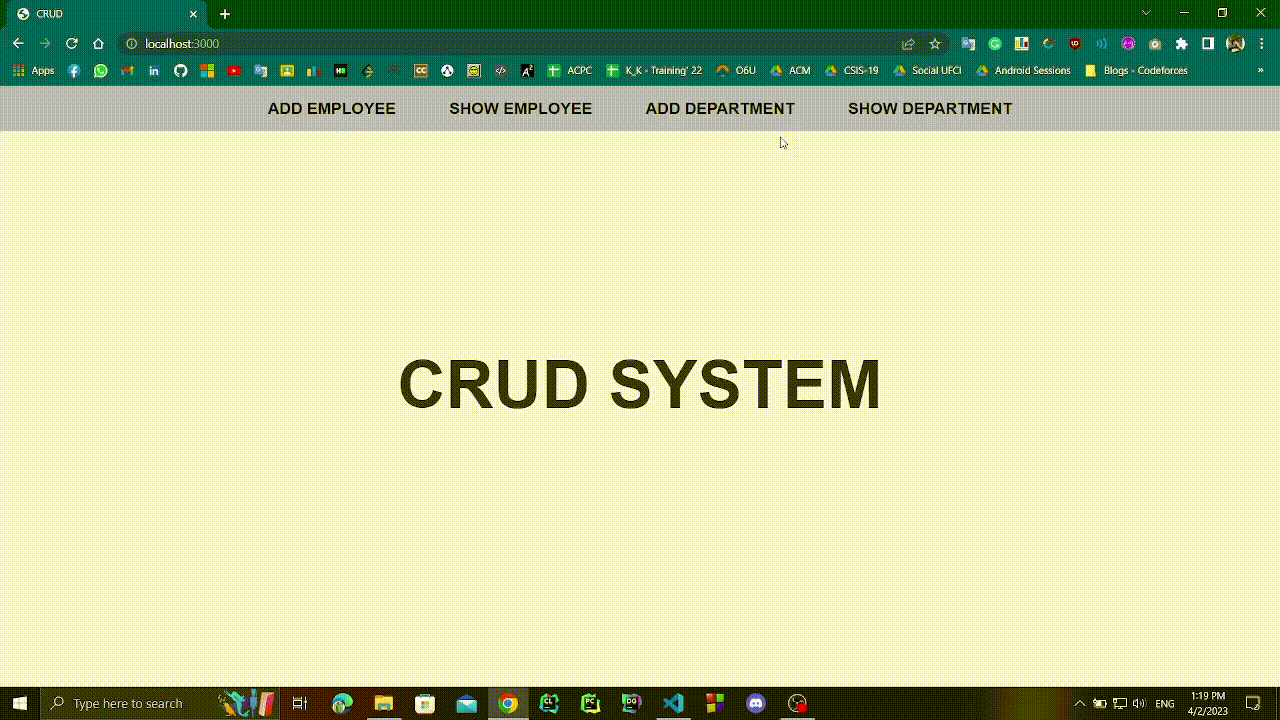 GitHub - MuhammedMagdyy/Company-CRUD-Project: Practicing on Nodejs with Sequelize