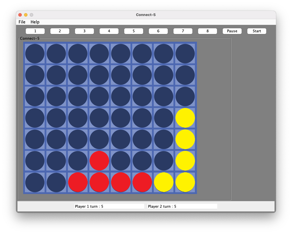 GitHub - ZisisKostakakis/Connect-5-game: Connect 5 game