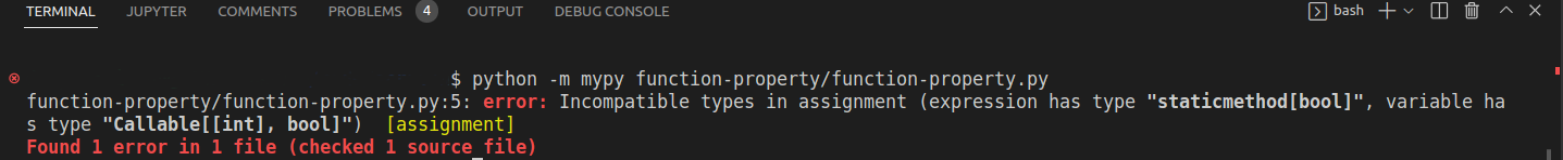 type checking of member assigned with lambda · Issue #4011 · microsoft/pyright · GitHub