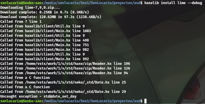 Haxelib Broken, I can't compile the game · Issue #648 · KadeArchive/Kade-Engine · GitHub