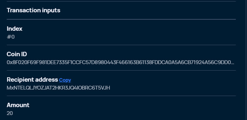Wallet > History: Rename Recipient Address to Sender Address · Issue ...