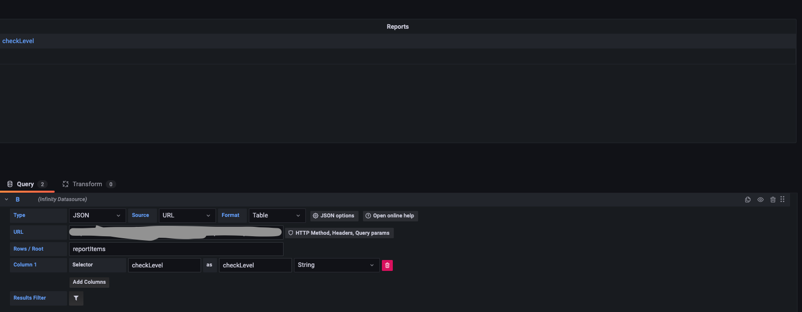 How to split arrays from JSON using Infinity datasource plugin · grafana grafana-infinity ...