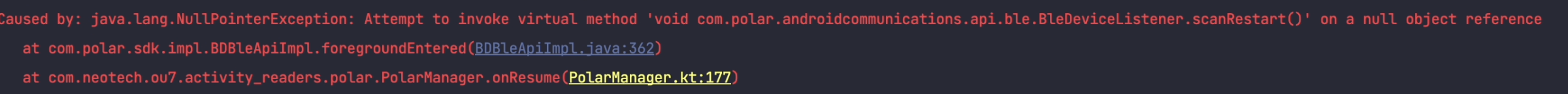 Problems with new version Polar SDK · Issue #277 · polarofficial/polar-ble-sdk · GitHub