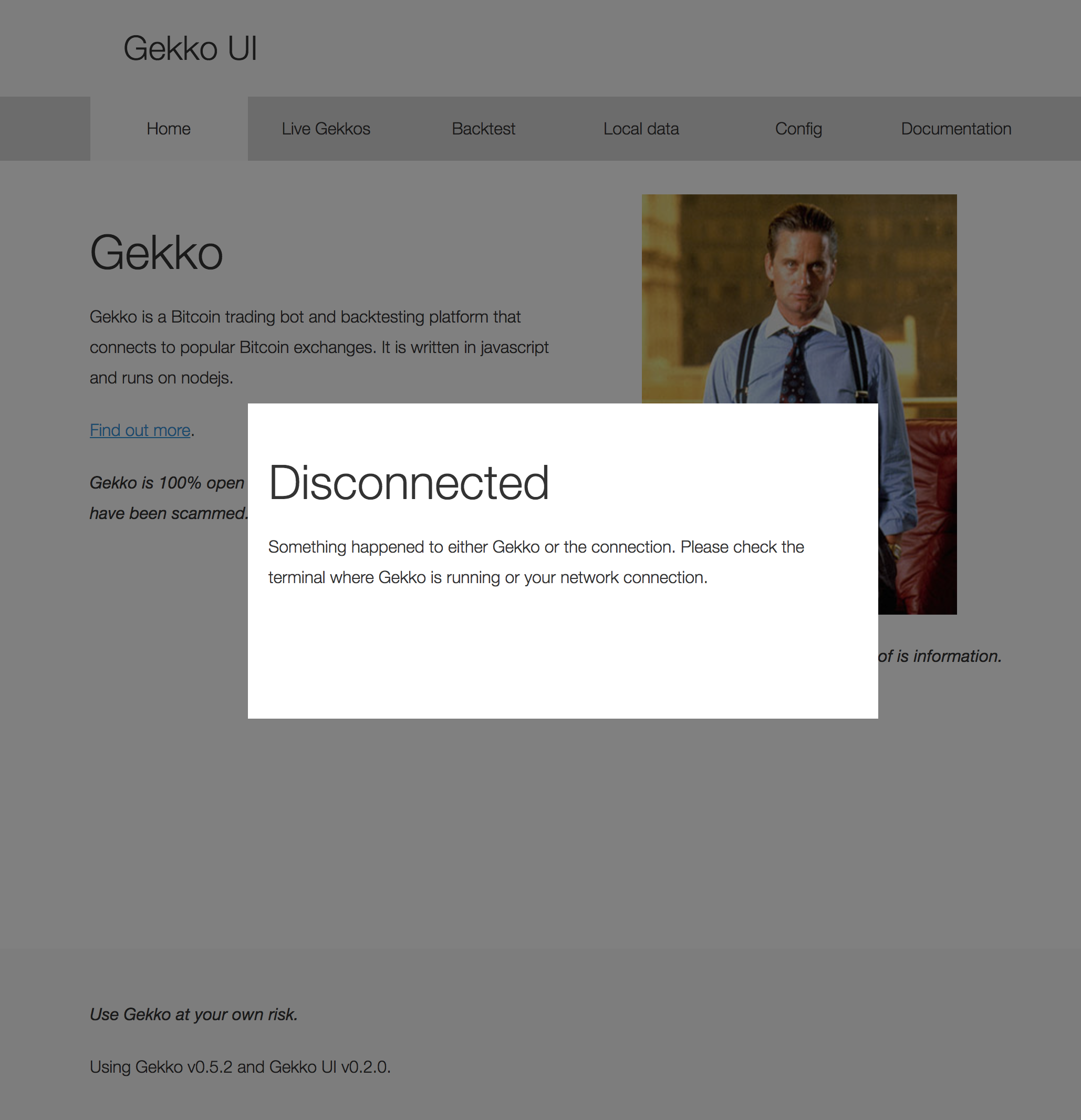 Gekko Gui Not Working After Launching Docker Containers · Issue 1065 · Askmikegekko · Github