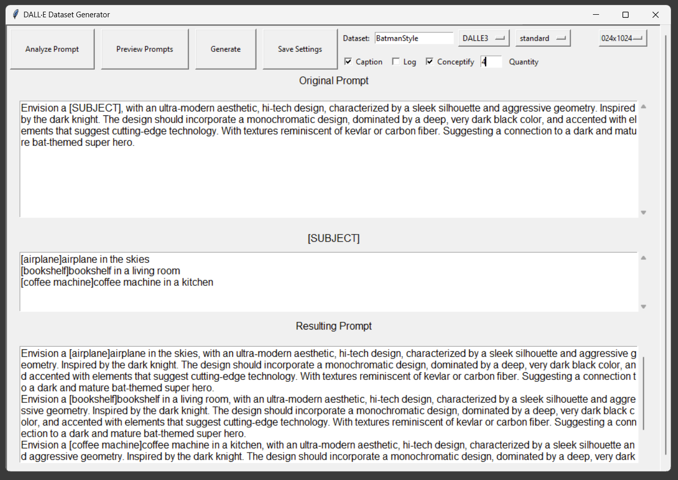 GitHub - MNeMoNiCuZ/DallE-Image-Generator: An image generator using DallE and the OpenAI API to ...