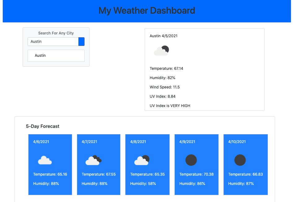 GitHub - lucas1496/Weather-Dashboard-LQ: API-based web app that ...