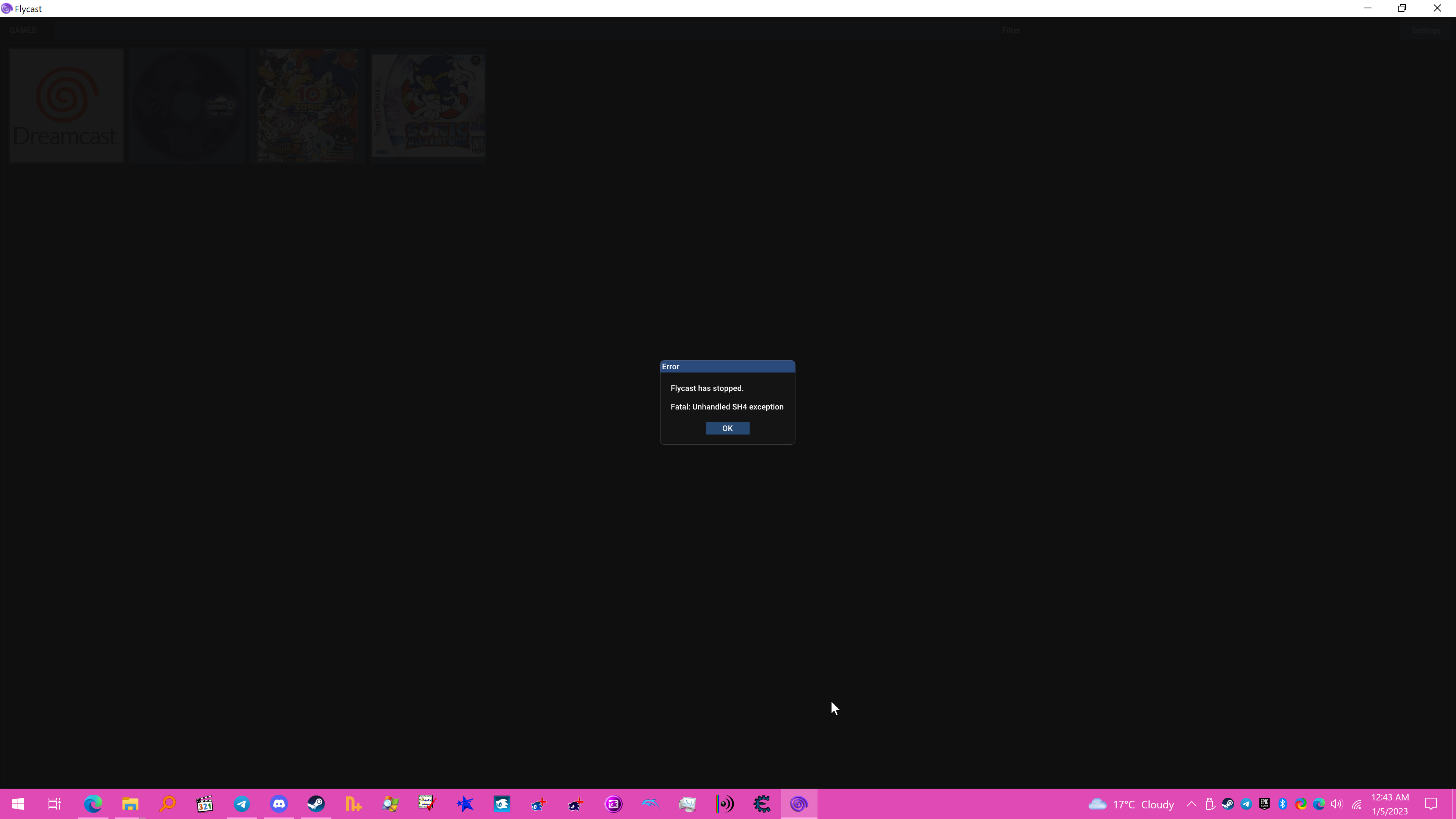 Unhandled SH4 exception when applying certain cheats · Issue #849 · flyinghead/flycast · GitHub