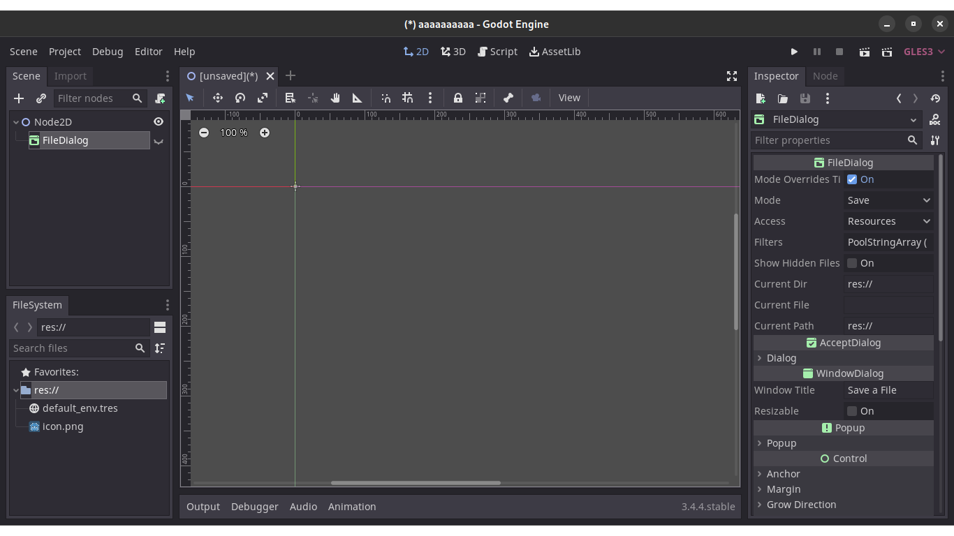 FileDialog in "Open File" mode won't update the title window · Issue ...