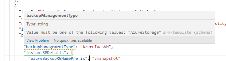 ARM Template Extension fails to validate Azure Recovery Services Backup Policy · Issue #1533 ...
