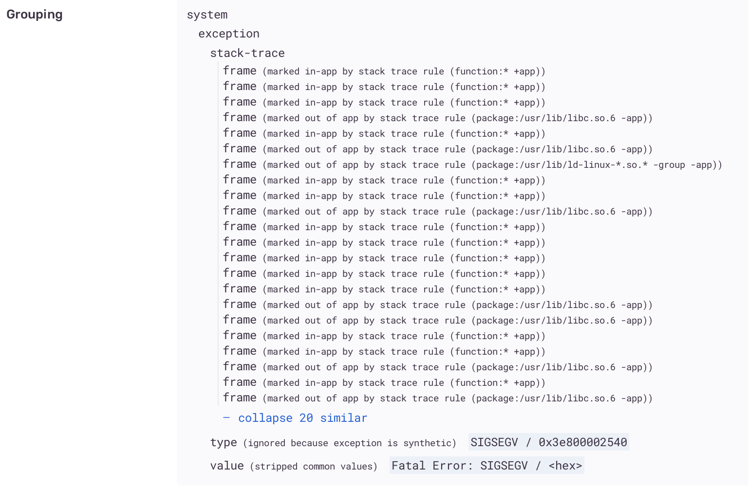 Breakpad-generated minidump errors on Linux get over-eagerly merged into single issues · Issue ...