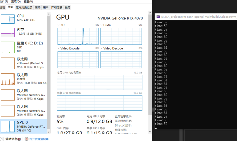 使用例子里面的rvm.cpp和模型，启用vulkan要比纯cpu慢很多 · Issue #4857 · Tencent/ncnn · GitHub