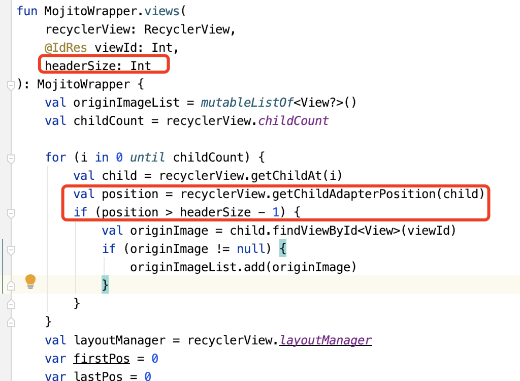 MojitoWrapper headerSize大于0时，views没有排除header views · Issue #63 · mikaelzero/mojito · GitHub