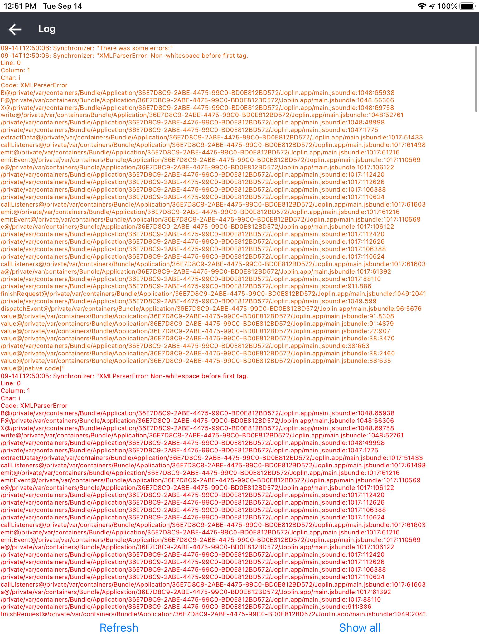 XMLParserError when syncing via S3 · Issue #5457 · laurent22/joplin ...