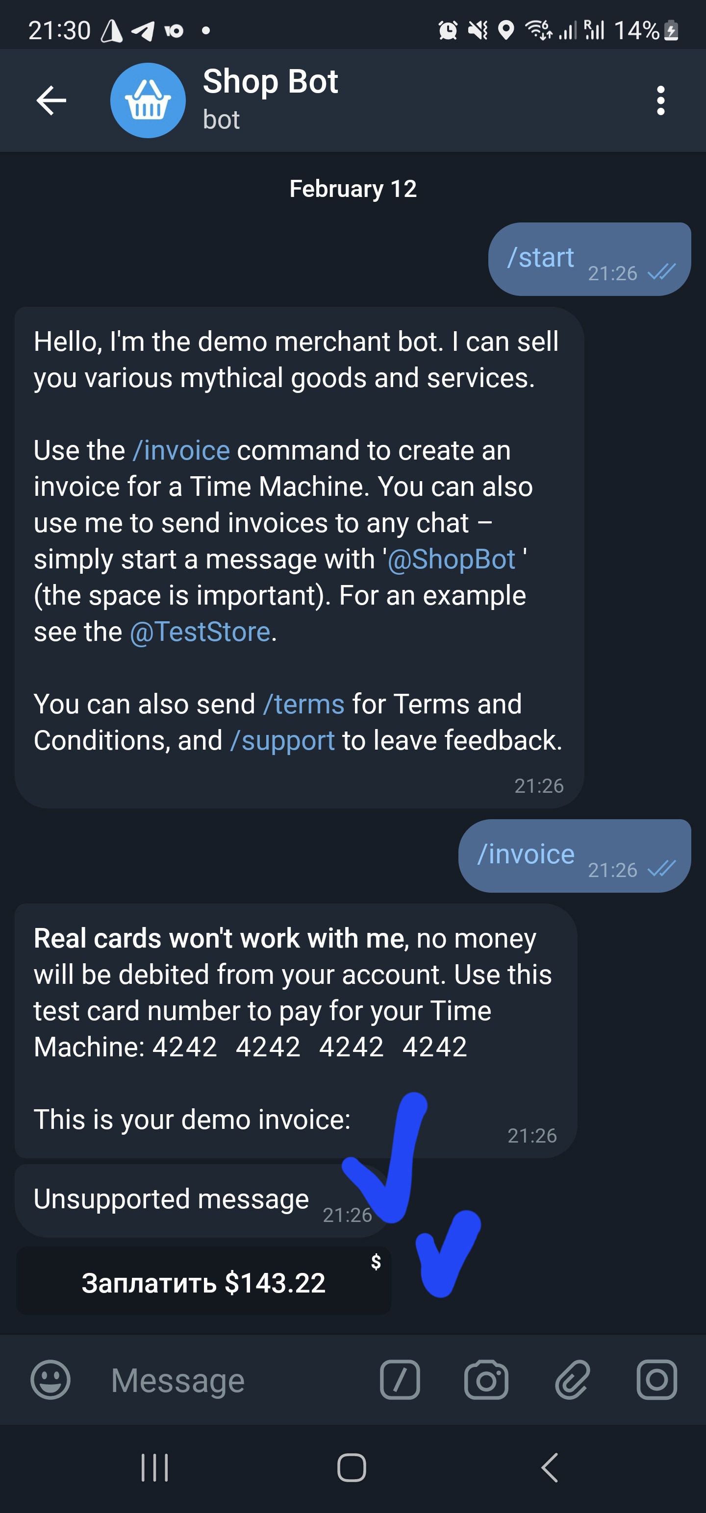 Telegram payments not work · Issue #321 · TGX-Android/Telegram-X · GitHub