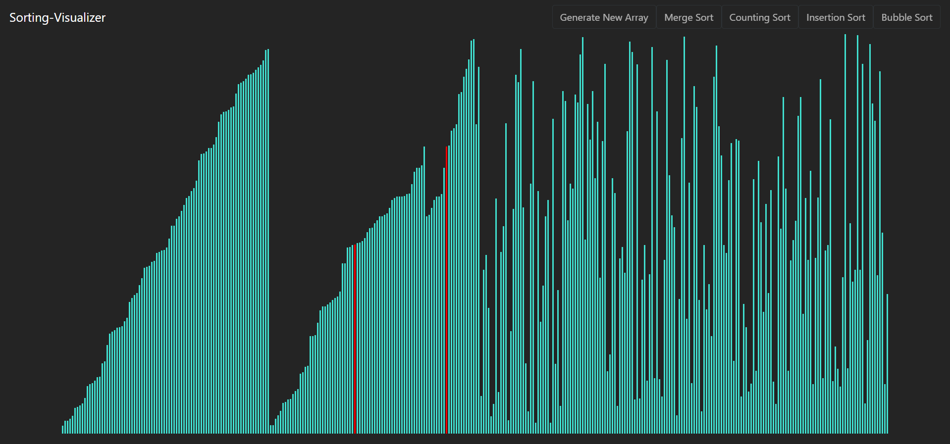 GitHub - harshaldeshpande01/SortingVisualizer