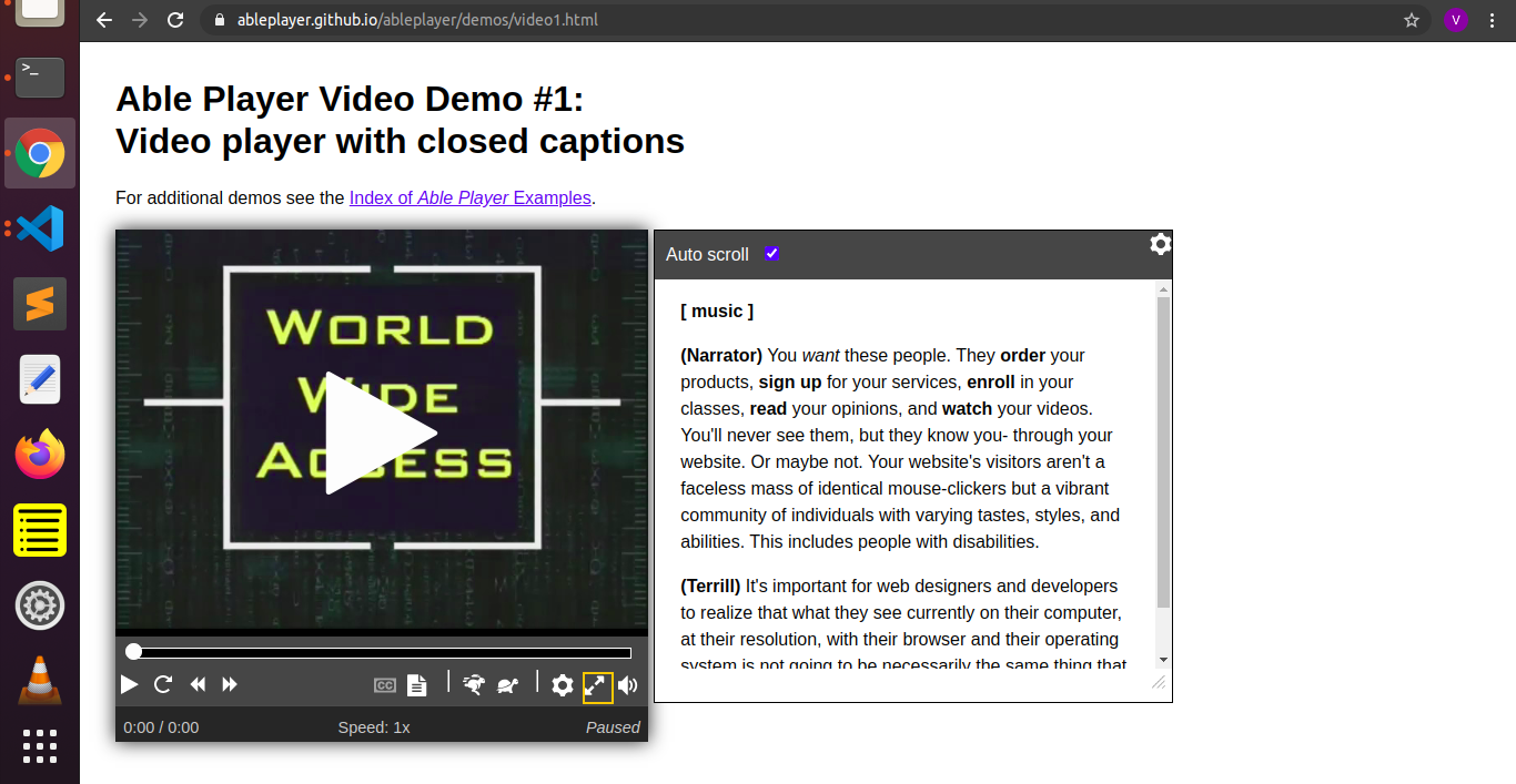 When clicked escape in full screen mode it doesn't return back to its original video size ...