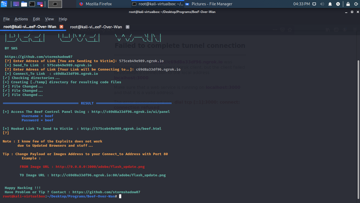 The error encountered was: dial tcp [::1]:3000: connect: connection ...