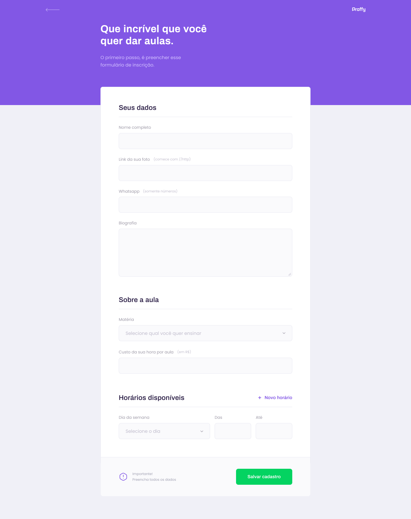 GitHub - HallanCosta/proffy: Projeto NLW #02 - Proffy