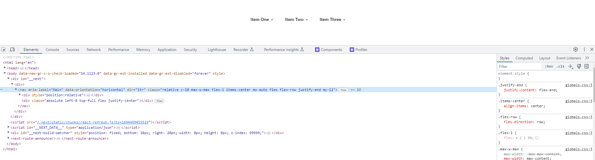 how to navigation menu put the right side? · Issue #1506 · shadcn-ui/ui · GitHub