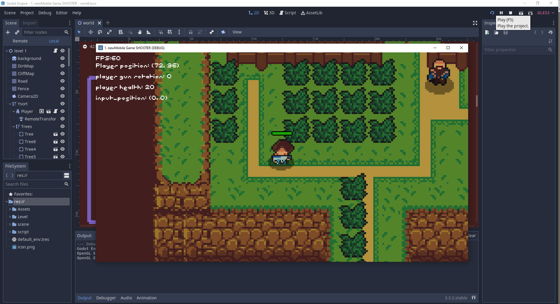 GitHub - tyohanan/Moon-Shooter---2D-game-godot: Moon Shooter - godot mobile game - top down shooter