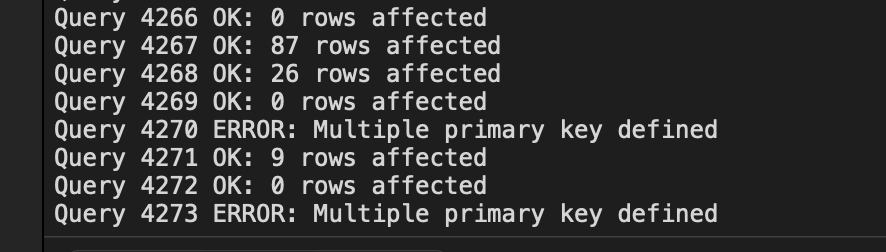 Not showing line number when query failed · Issue #3089 · TablePlus/TablePlus · GitHub