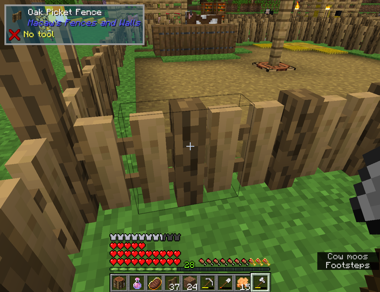 Some fences don't appear to have a tool to break them with · Issue #147 ...