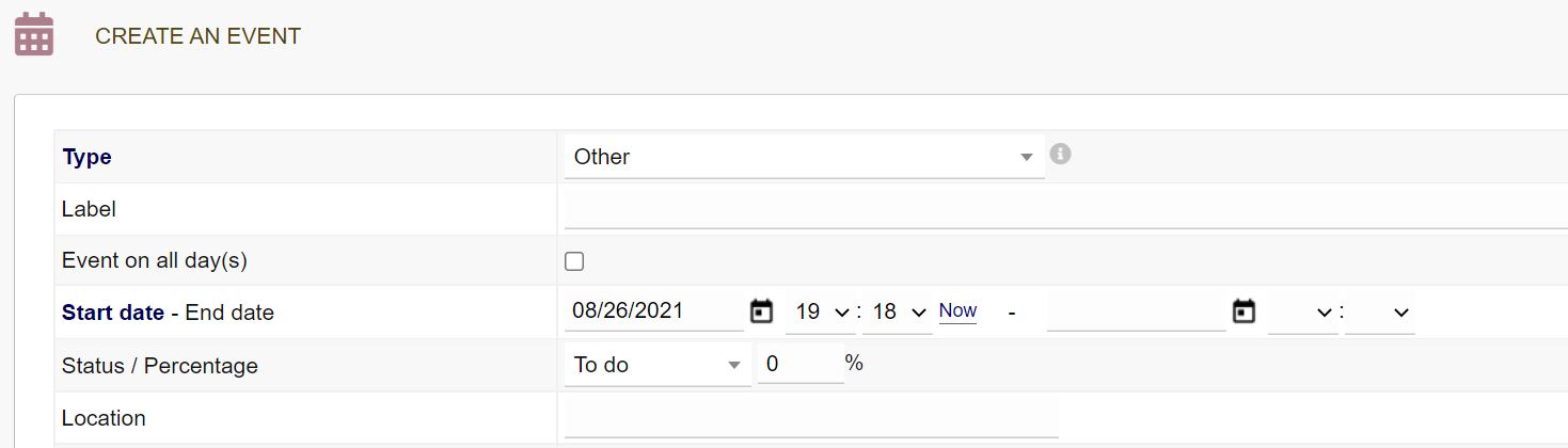 Agenda Create/Modify Event increases starting time by 1h · Issue #18517 ...
