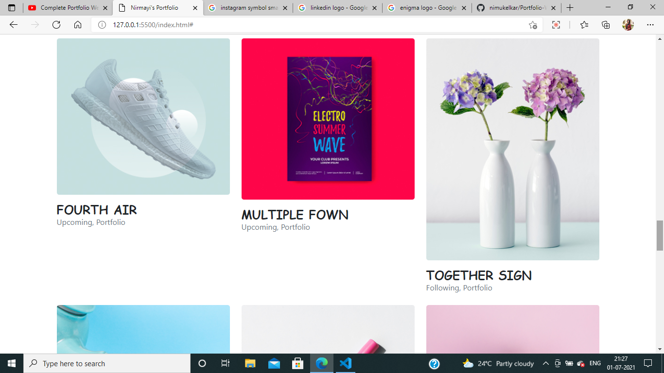 GitHub - nimukelkar/Portfolio-Website: Created my own portfolio website ...
