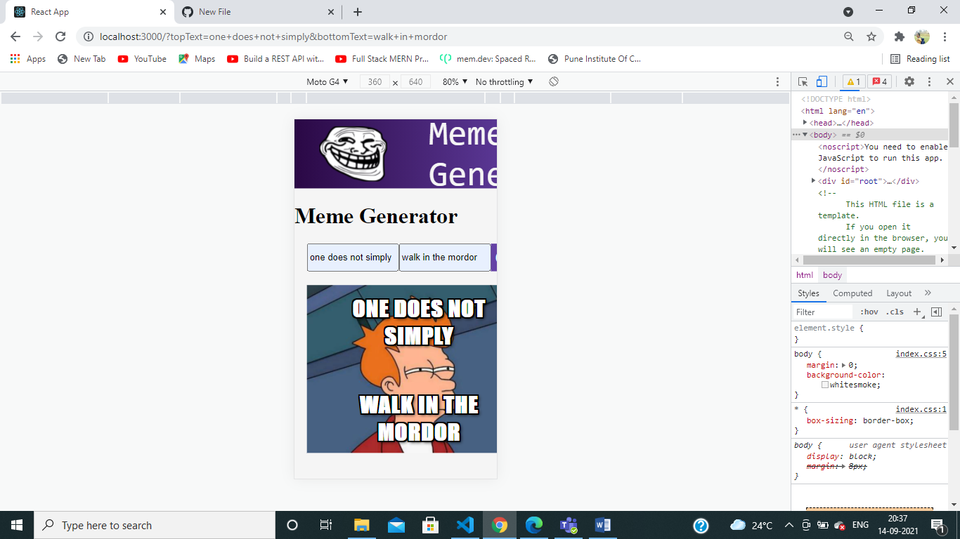 GitHub - nimukelkar/Meme-generator: React project that generates memes.