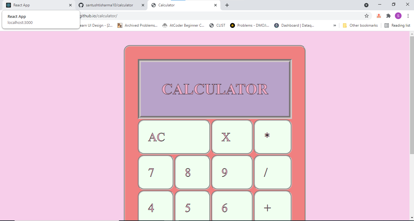 GitHub - santushtisharma10/calculator: Basic javascript project for mathematical calculations