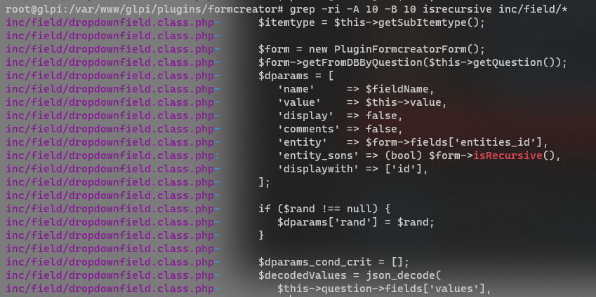 Object entity not recursive · Issue #2242 · pluginsGLPI/formcreator · GitHub