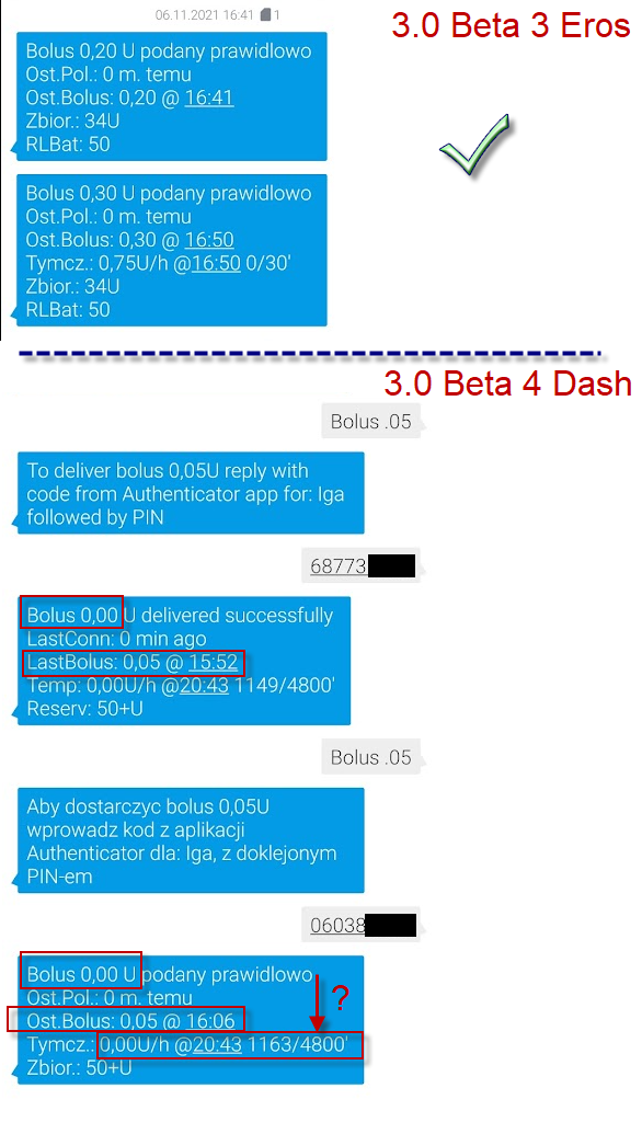 [3.0 beta4] Sms delivery repport -Dash · Issue #865 · nightscout/AndroidAPS · GitHub
