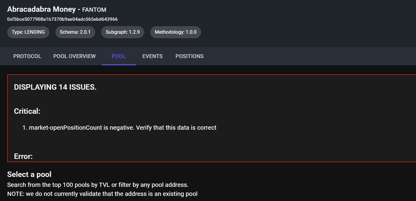 Abracadabra negative `openPositionCount` · Issue #957 · messari/subgraphs · GitHub