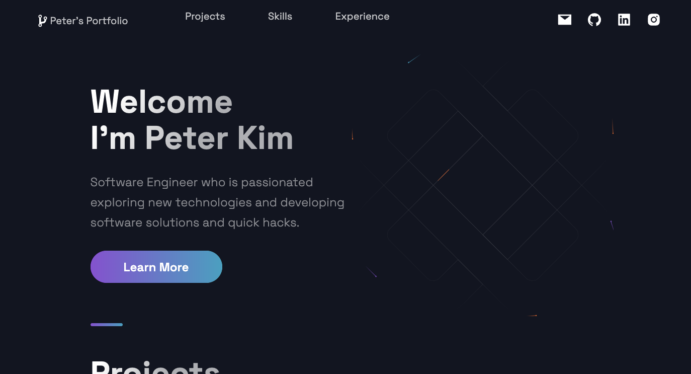GitHub - Taesan-Peter-Kim-Code/Portfolio_Website: This is a personal ...