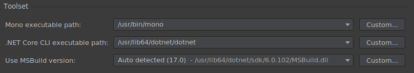 Wrong MSBuild version detected for .NET 6 projects on non-windows machines · Issue #114 ...