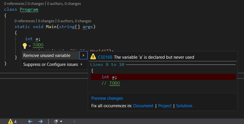 Investigate custom preview on suggested actions that shows the rule description window · Issue ...